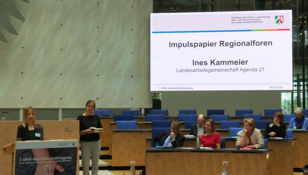 NRW-Nachhaltigkeitstagung: Ergebnisse von Regionalforen und Dialog Chefsache Nachhaltigkeit ...